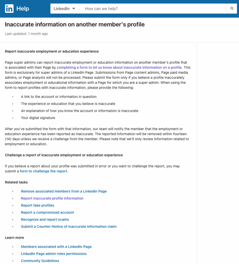 How To Spot And Take Down Fake LinkedIn Accounts
